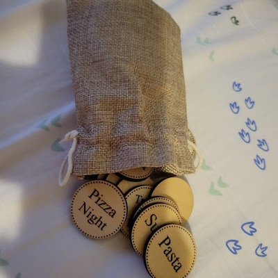 Dinner Decider Tokens Coins Family Night Gift Chef Foodie Gift Food ...