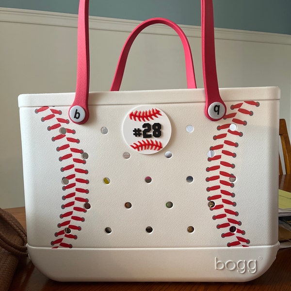 Cheer Megaphone Cheerleading Bag Charm, Water Resistant Bogg Bag ...