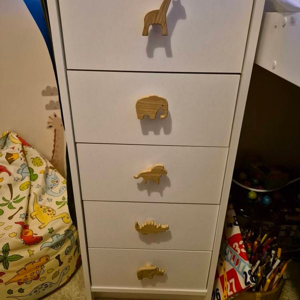 Safari Animal Drawer Knobs Safari Nursery Decor, Jungle Nursery Decor ...