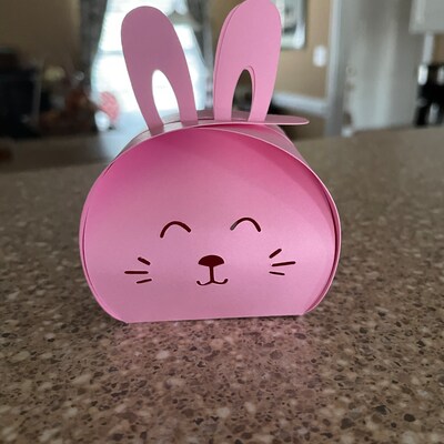 Easter Bunny Box Template SVG, Gift Box SVG, Party Favor, Box Template ...