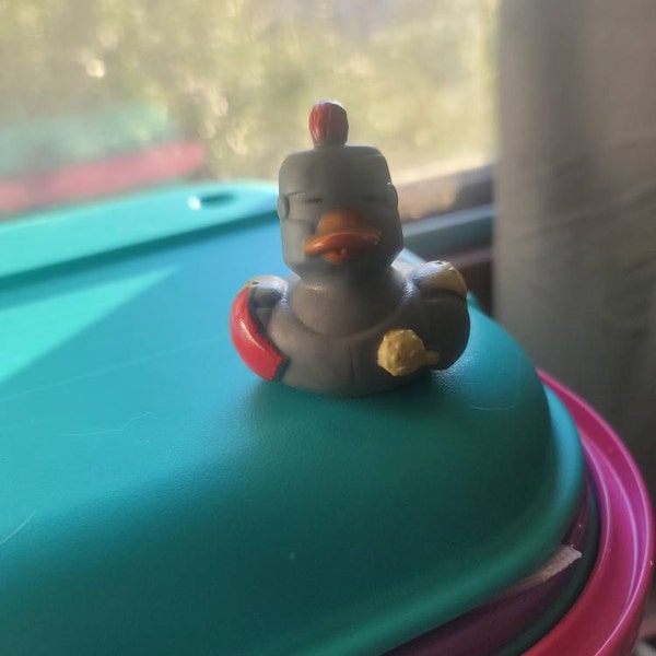 Red Feather Knight Rubber Duck Cruise Ducks Kids Bath Toy Stress Relief ...