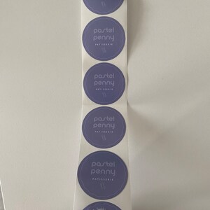 Personalised Sticker, 51mm Gloss Sticker Printing, Roll Sticker, Round ...