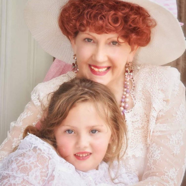 Victorian Hat Blue, Tea Party Hat Blue, Southern Hat, Somewhere in Time ...