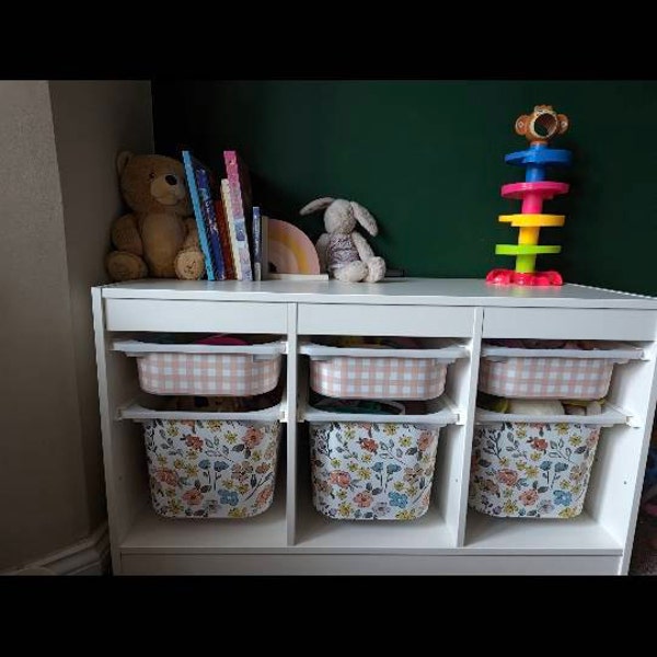 Gingham | TROFAST Stickers | Trofast | Trofast Labels | Playroom Decal ...