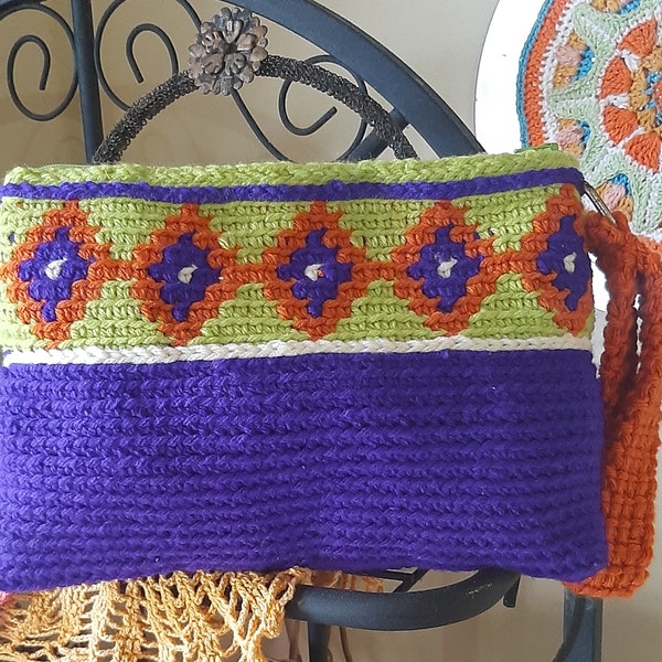 CROCHET PATTERN Crochet Bag Pattern Crochet Purse Pochette Pattern ...
