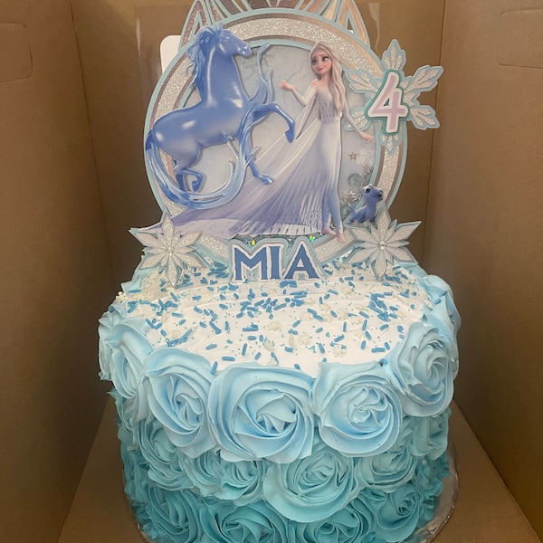 Frozen 2 Cake Topper | Frozen Cake Topper | Frozen Birthday Banner ...