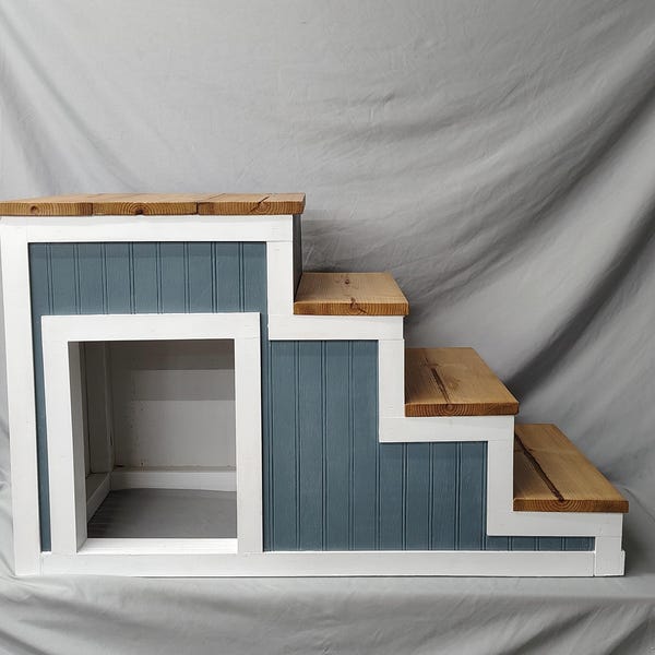 DIY Pet Stairs/steps Plan, Dog Bed Stairs Plan, Dog Bed Steps Plan, Pet ...