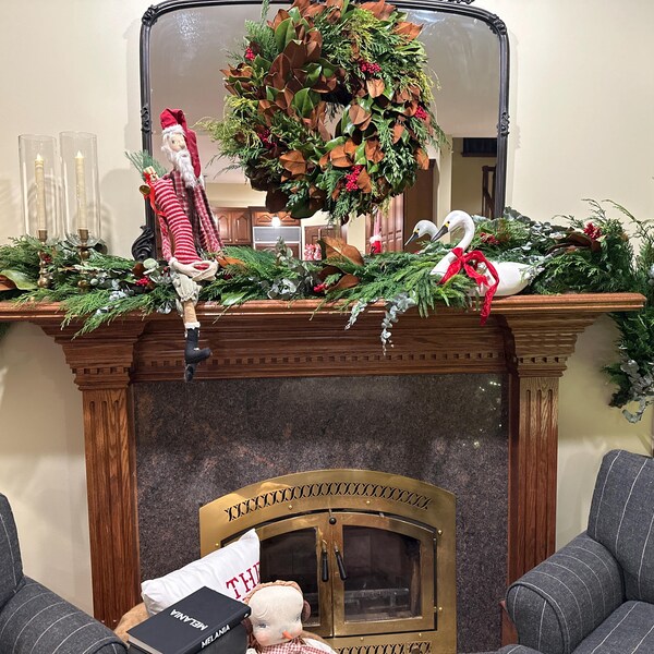 Fall Corn Shuck Wreath - Thanksgiving Corn Shuck Wreath - Farmhouse ...