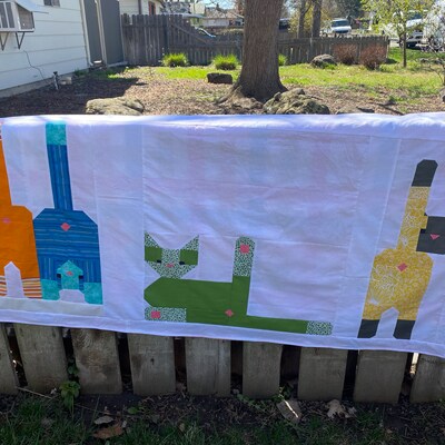 Catholes Quilt Pattern PDF Instant Download Modern Patchwork ...