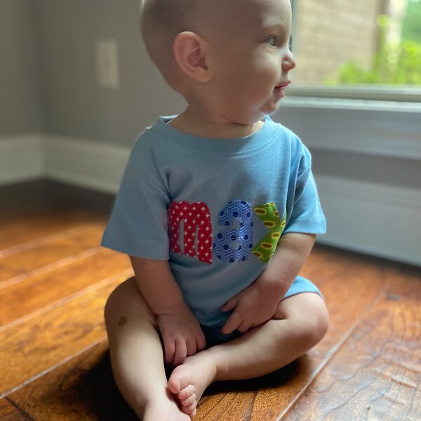 Baby Boy Romper/personalized Romper/baby Shower Gift/baby Toddler ...