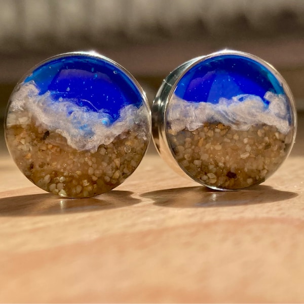 Ocean Plugs Sizes 10mm (00g) and Above . FOR PAIR. - Etsy