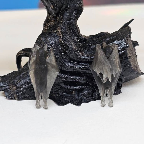 Miniature Bat - 1:12 Scale Bats for Dollhouse Diorama Small Animal Art ...