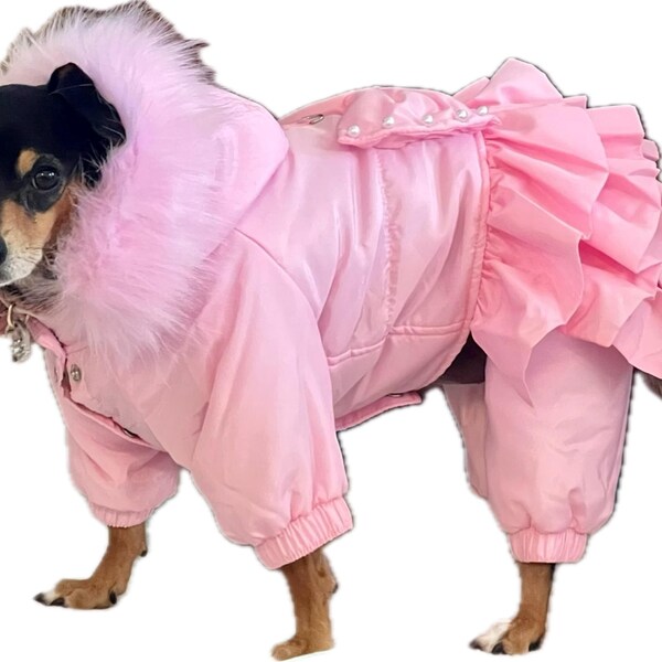 Dog Jumpsuit, Cute Yorkie Girl Outfit, Designer Small Dog Clothes ...