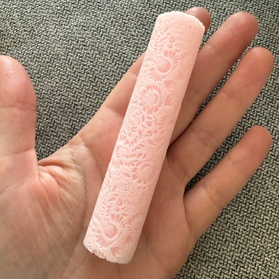 Polymer Clay Texture Roller MOON EYES Floral Pattern Polymer Clay Tool ...
