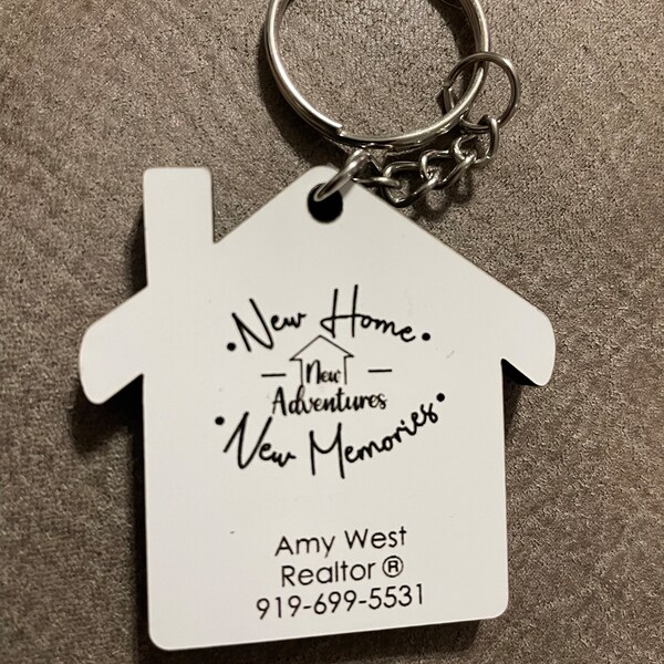 Realtor Closing Keychains - Etsy