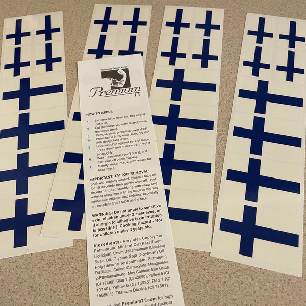 Warning Symbol Temporary Tattoos: Biohazard, Radiation, Poison Tattoo ...