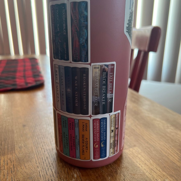 Custom Book Series Sticker - Vinyl Stickers - Waterproof Weather Proof ...