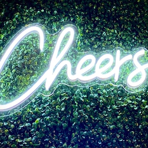 Cheers Neon Sign Custom Wall Decor, Led Sign Home Bar Decor, Neon Light ...