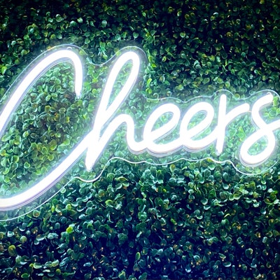 Cheers Neon Sign Custom Wall Decor, Led Sign Home Bar Decor, Neon Light ...