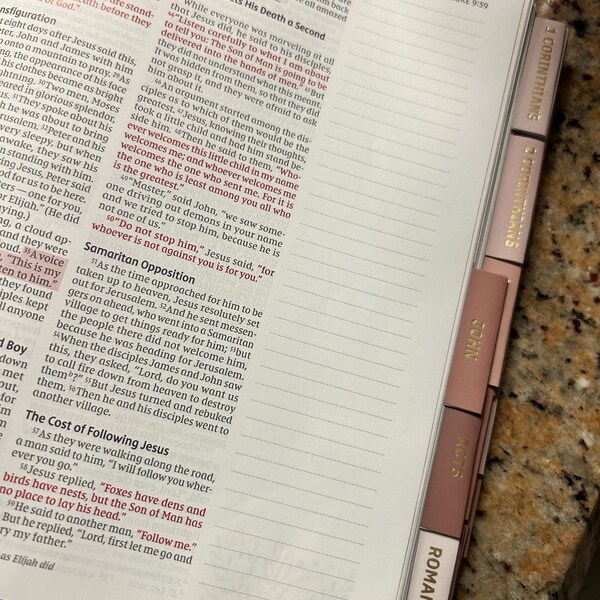 Bible Tabs for Women - Gold Foil Bible Tabs - Earth Tone Bible Stickers ...