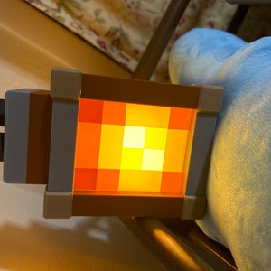 Pixelated Night Light Lantern Night Lamp Birthday Gift Kids Bedroom ...