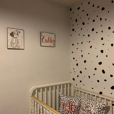 REGULAR Dalmatian Spot Size With IRREGULAR Sides Wall Sticker Decals ...