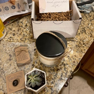 Thinking of You Care Package Care Package for Her Live Succulent Soy ...