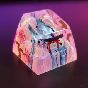 Torii Gate Artisan Keycap, Japanese Keycaps, Artisan Resin Keycap ...