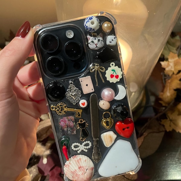 Custom Resin Charm Phone Case EXAMPLE - Etsy