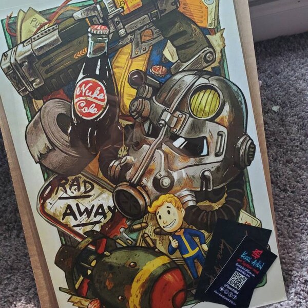 Wasteland Cache - 11x17" Fallout Art Print Poster - Etsy