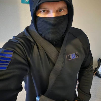 LIMITED Ninja Gi Hoodie Jacket. Streetwear for Ninjas - Etsy