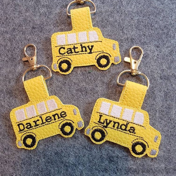BLANK School Bus AND School Bus Driver - Back to School - Key Fob ...