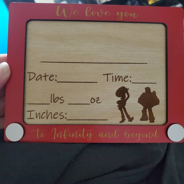 Toy Themed Birth Stat Photo Prop Announcement - Etsy