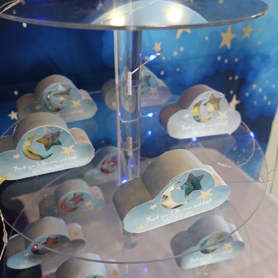 Shaker Cloud Box, Gift Treat Box, Birthday, Baby Shower, Party ...