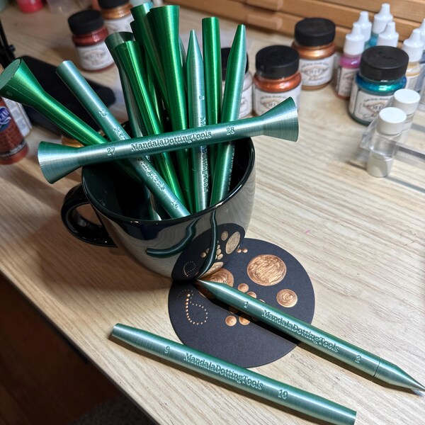 Light Blue Mandala Dotting Tools, Dot Painting Tools, Dotting Tool Set ...