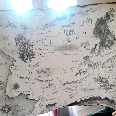 Map of Fillory, the Magicians Map, Quentin Coldwater Map Scroll by Land ...