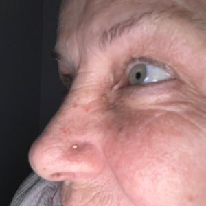 TINY Nose Stud Micro Nose Ring Stud Nose Rings Diamond Nose Stud Small ...