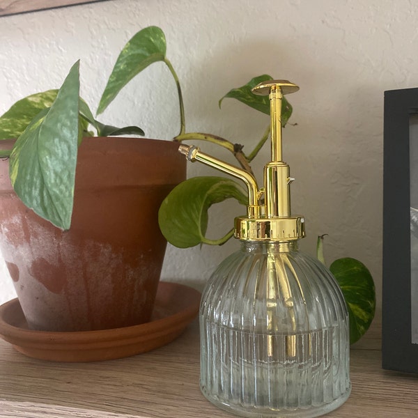 Plant Mister, Plant Spritzer, Vintage Plant Mister, Glass Plant Mister ...