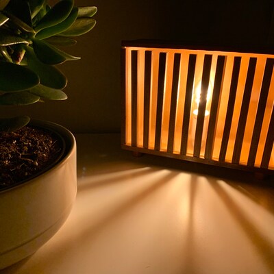 Light Box, Light Sign, Handmade Wooden Lamp, Bedside Table Lamp, Wall ...