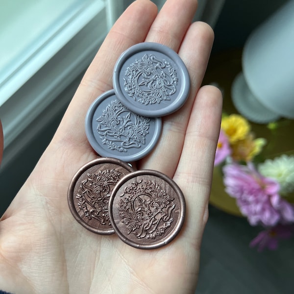 Seashell/pearl/clam/nautical/beach Wedding Handmade Self-adhesive Wax ...