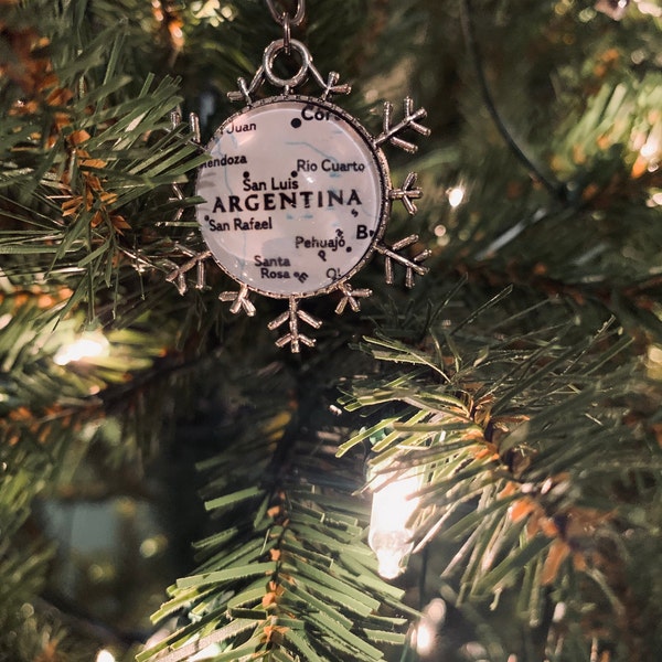 Italy Map Ornament, Italy Ornament, Christmas Ornament, Rome, Naples ...