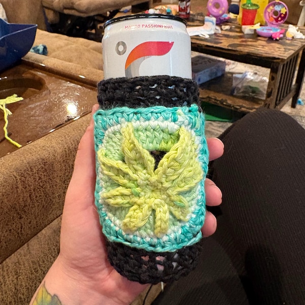 Marijuana Leaf Granny Square Crochet Pattern (PDF Pattern) - Etsy