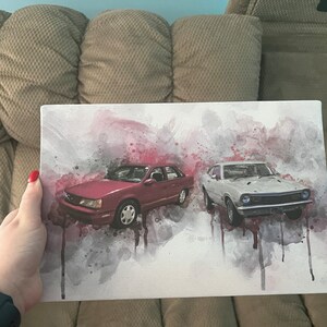 Custom Car Portrait Combine Pictures Merging Photos of Car Combine Car ...