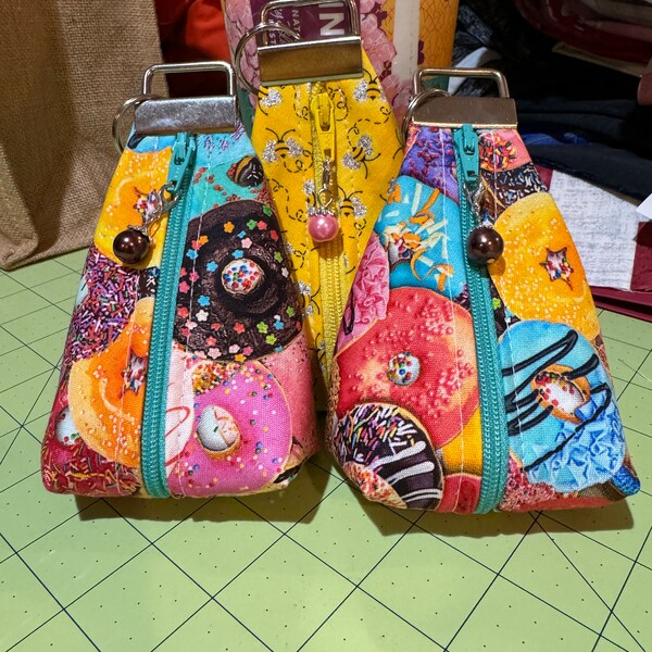 Key Fob Coin Pouch Pattern - Etsy