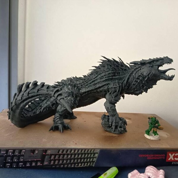 Alpha Carnadon by Clay Beast Creations | Tabletop RPG Miniature Figures ...