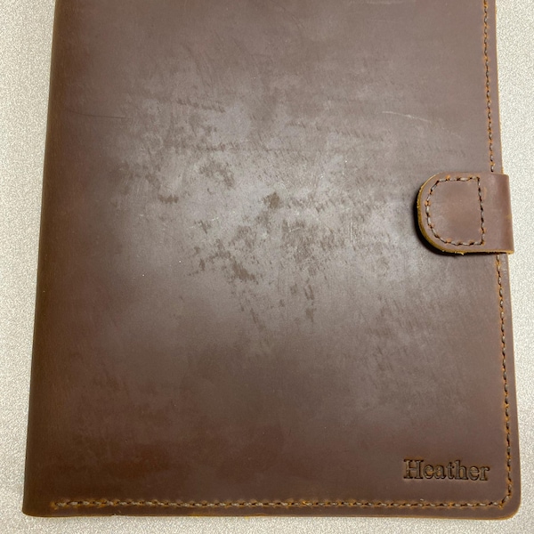 2-ring Binder A5 / A6 / A4 / Letter Size, Leather Binder, Leather ...