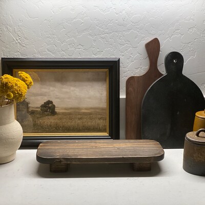 Rustic Wood Riser Farmhouse Style Riser Tabletop Riser Plant Stand Wood ...