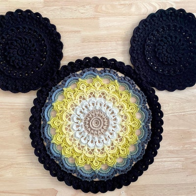 Pattern With Photo Tutorial for Crochet Doily Rozita. PDF Crochet Doily ...