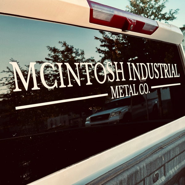 Custom Text Vinyl Decal Car Window Banner Personalized Username JDM ...