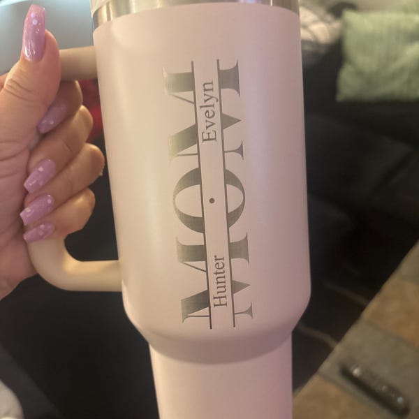 Personalized Stanley 40oz Cup, Custom Valentine's Day Gift, Monogrammed ...